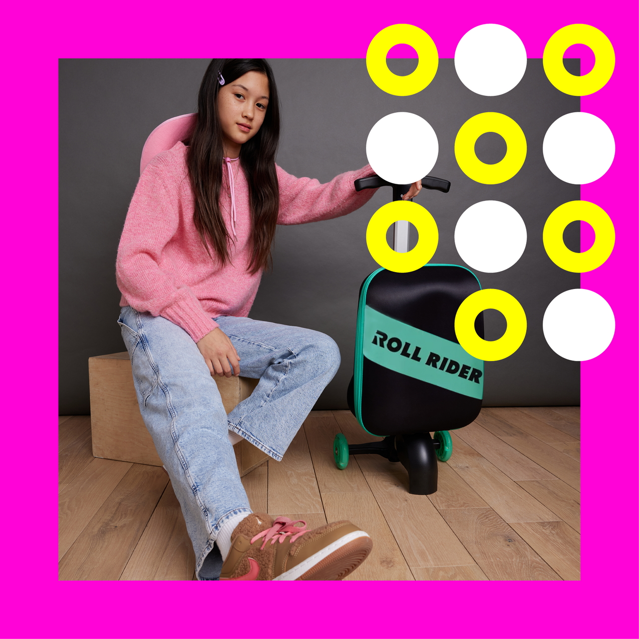 ROLL RIDER | Roll Rider — kids scooter luggage